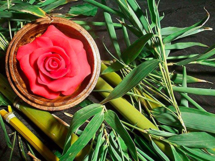 Fleur en savon - FLEURS DE SAVON